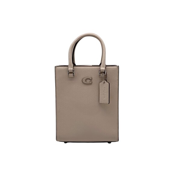 Coach | Bags | Coach Tote 6 Crossgrain Leather Chalk White Convertible ...